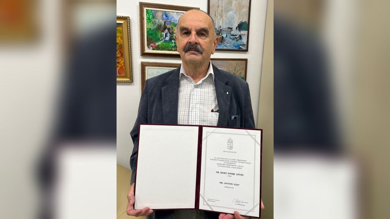 Pro Sanitate díjjal jutalmazták dr. Raskó Endre sebész főorvost