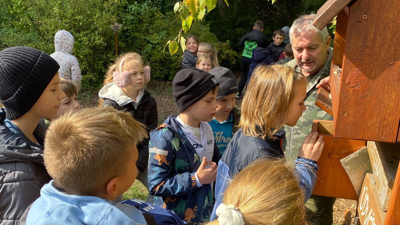 Arborétum környezetében tanulhattak a dákok