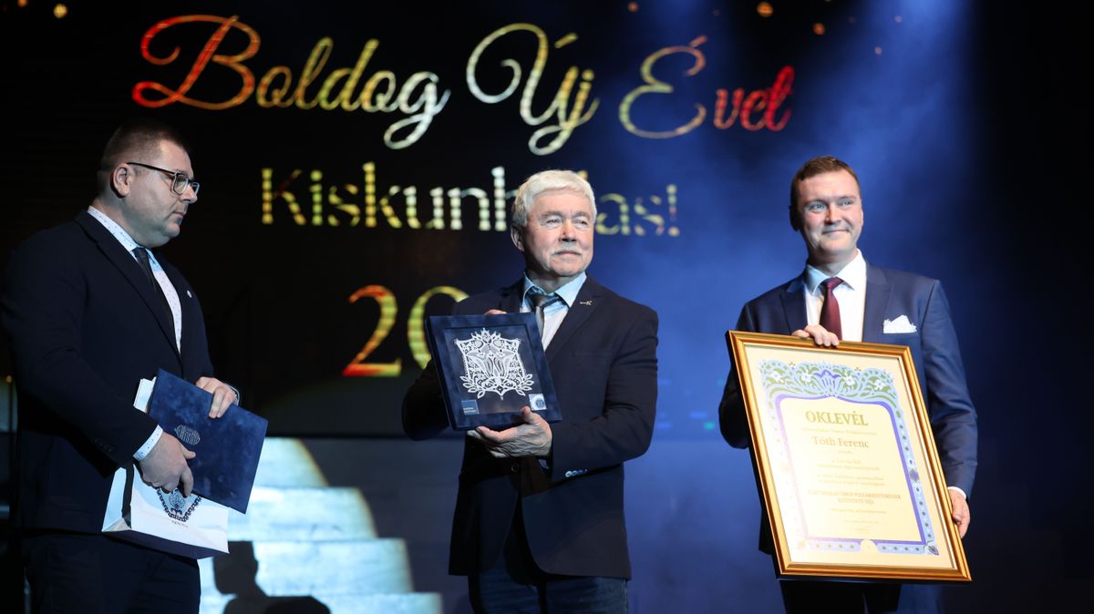 Az Év vállalkozója díjat kapta a kiskunhalasi Tóth Ferenc