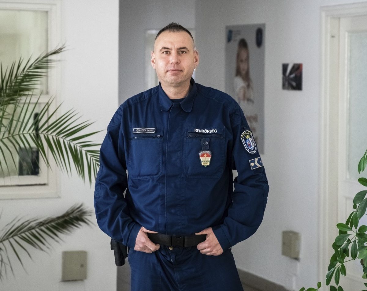 Tóth Attila Gábor szabadszállási rendőr hobbija az elfogás